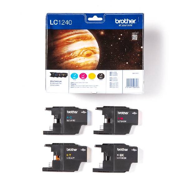 Brother LC-1240VALBP Ink cartridge multi pack Bk,C,M,Y, 4x600 pages ISO ...