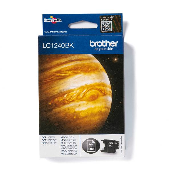 Brother LC-1240BK Ink cartridge black, 600 pages ISO/IEC 24711 for ...