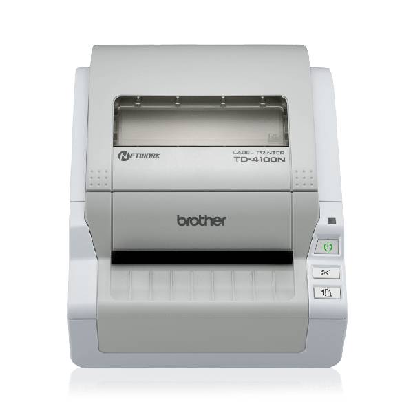 Brother TD-4100N, Direct thermal, 300 x 300 DPI, 110 mm/sec, Grey