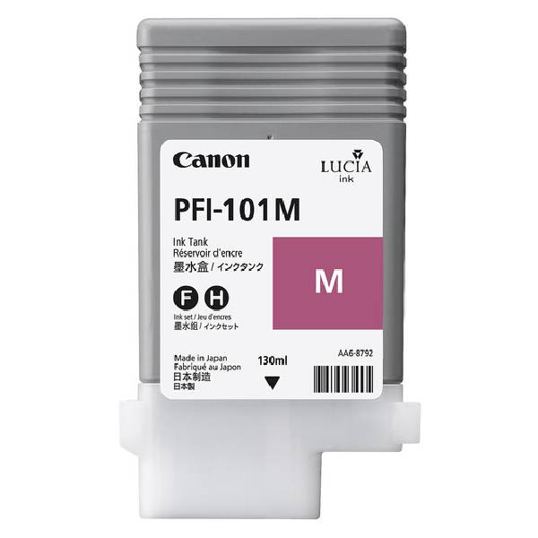 Canon 0885B001/PFI-101M Ink cartridge magenta 130ml for Canon IPF 5000 ...