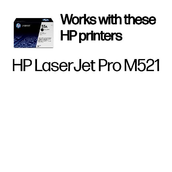 HP CE255A/55A Toner cartridge black, 6.000 pages ISO/IEC 19752 for HP ...