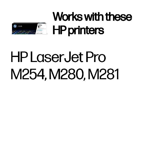 HP CF540A/203A Toner cartridge black, 1.400 pages ISO/IEC 19798 for HP ...