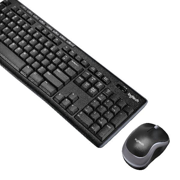 Logitech Wireless Combo MK270, Full-size (100%), Wireless, RF Wireless ...