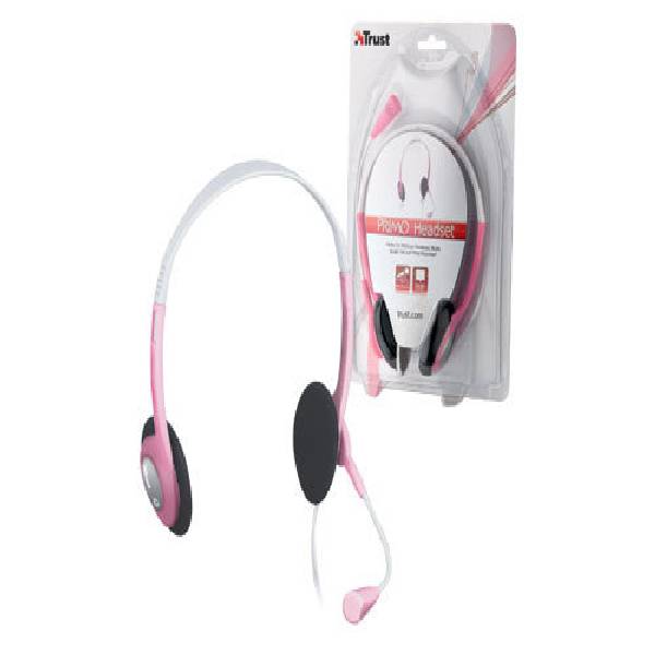 Trust Primo, Wired, Gaming, 110 g, Headset, Pink